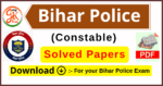 Bihar Police Constable Question Bank PDF (Previous Year Solved Papers ...